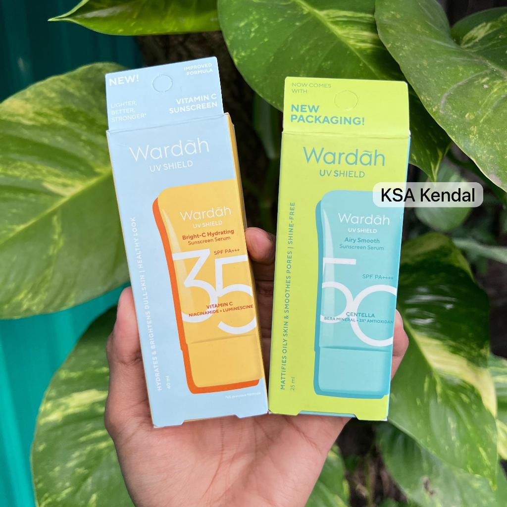 Jual WARDAH UV Shield Essential Sunscreen Gel 25ml 40 ml SPF35 PA++ SPF ...