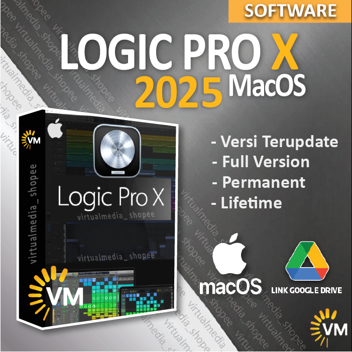 Jual LOGIC PRO X MAC OS DIGITAL AUDIO WORKSTATION RECORD EDIT MIXING ...