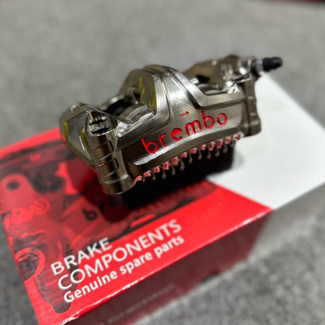Jual kaliper Brembo GP4MS radial 4p 4piston monoblock pitch 100 new model taiwan 1:1 material ...