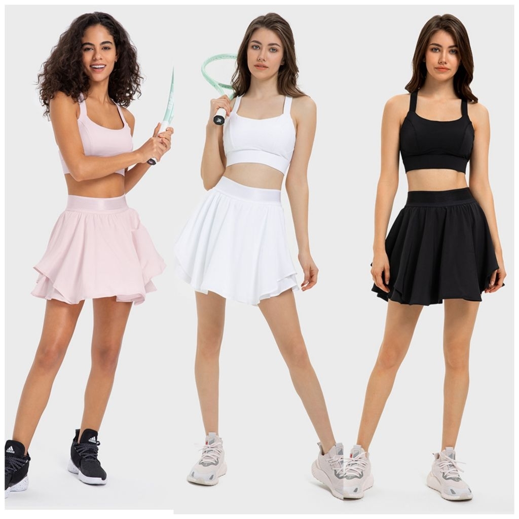 Jual Tissa Rok Tennis Padel Bawahan Olahraga Wanita Sport Yoga Gym ...