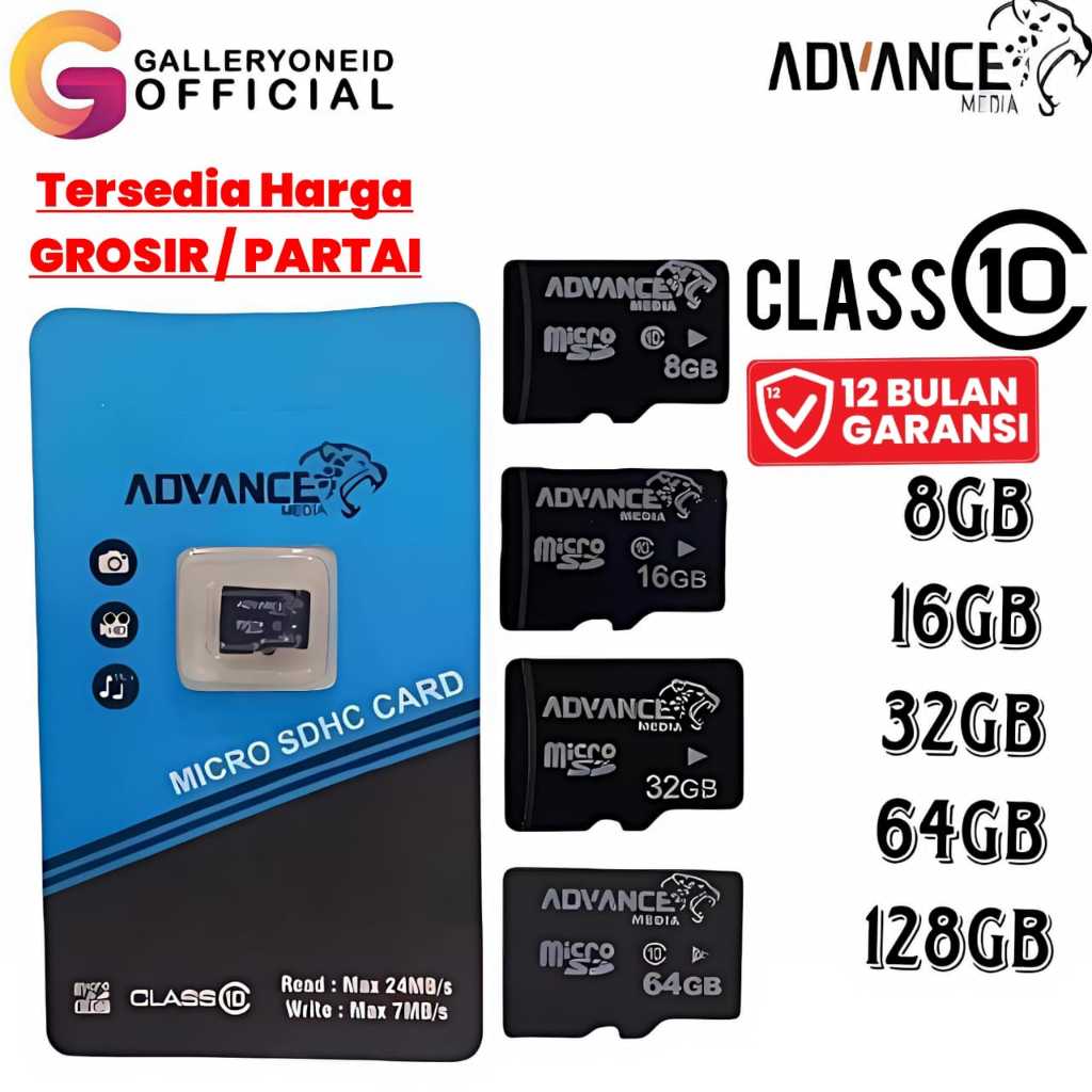 Jual Memory Card Micro SD Kartu Memori HP Kamera CCTV ADVANCE MMC TF ...