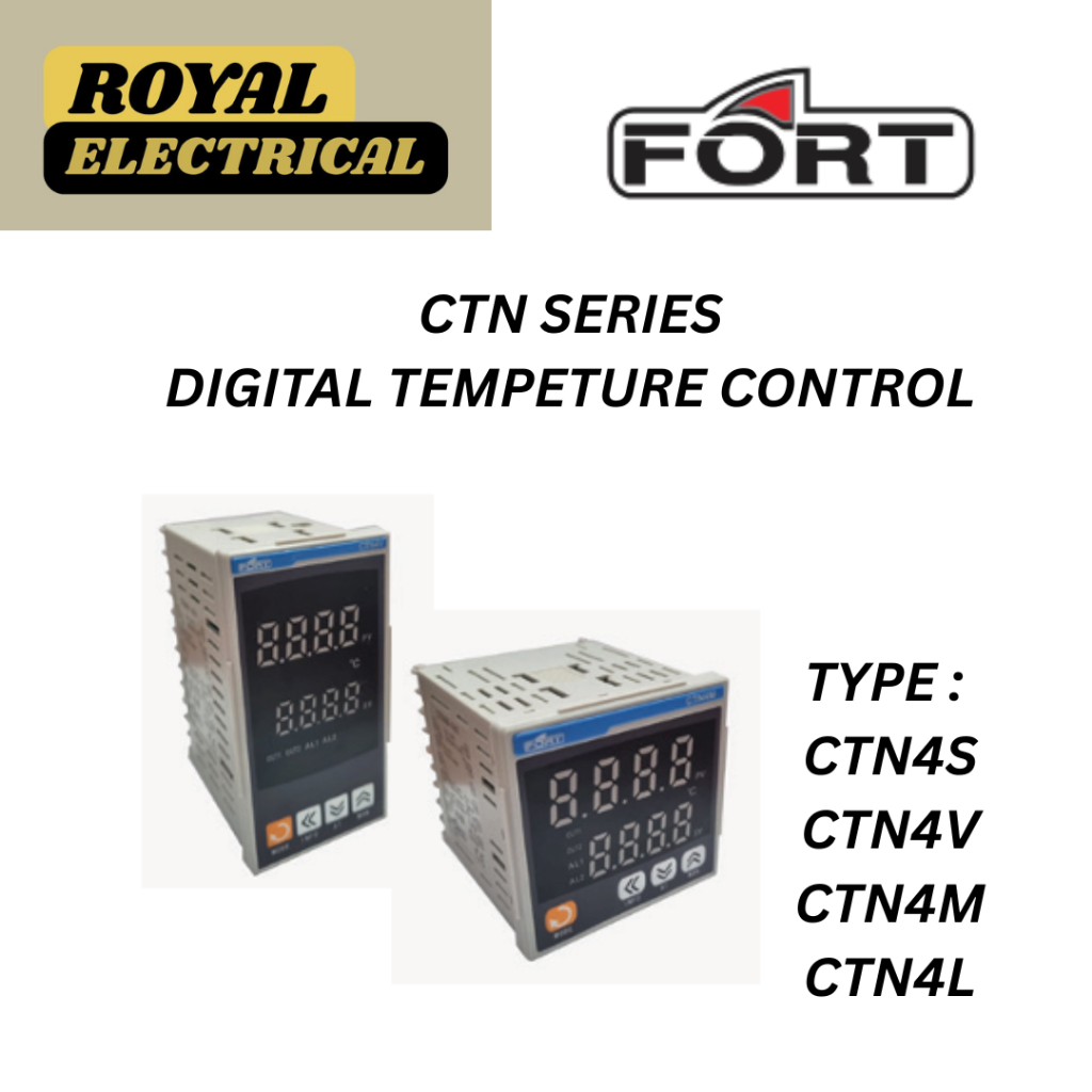Jual FORT DIGITAL TEMPERATURE CONTROL - TYPE CTN4S / CTN4V / CTN4M ...