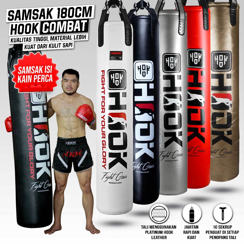 Jual Samsak Tinju 1.8 Meter Hook, Samsak Gantung, Samsak Tinju Gantung ...