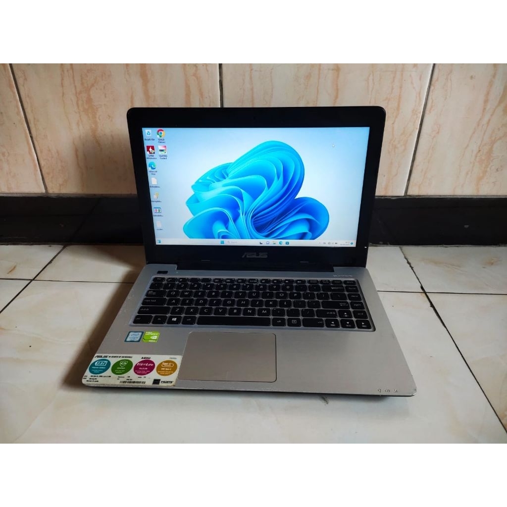 Jual A465 Laptop Asus A456U Ram 4gb Double Hardisk Double VGA core i5 gen7 Siap pakai | Shopee ...