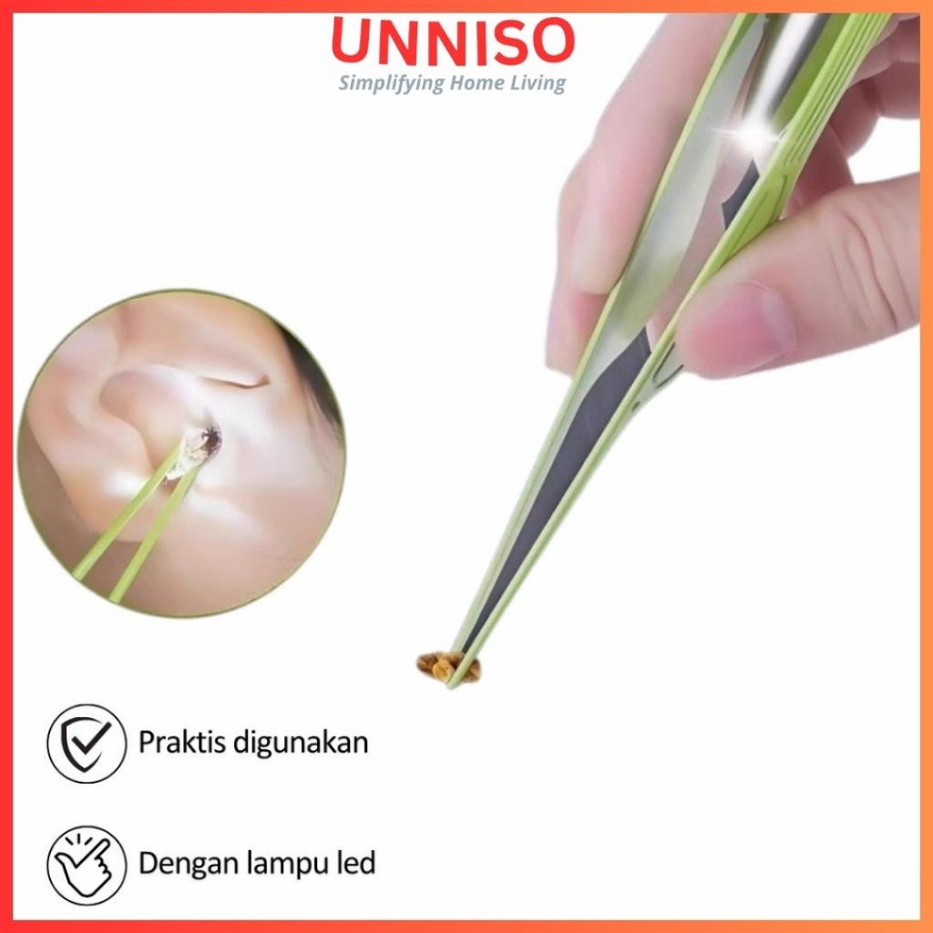 Jual UNNISO - Pinset Alat Pembersih Kotoran Telinga | Shopee Indonesia