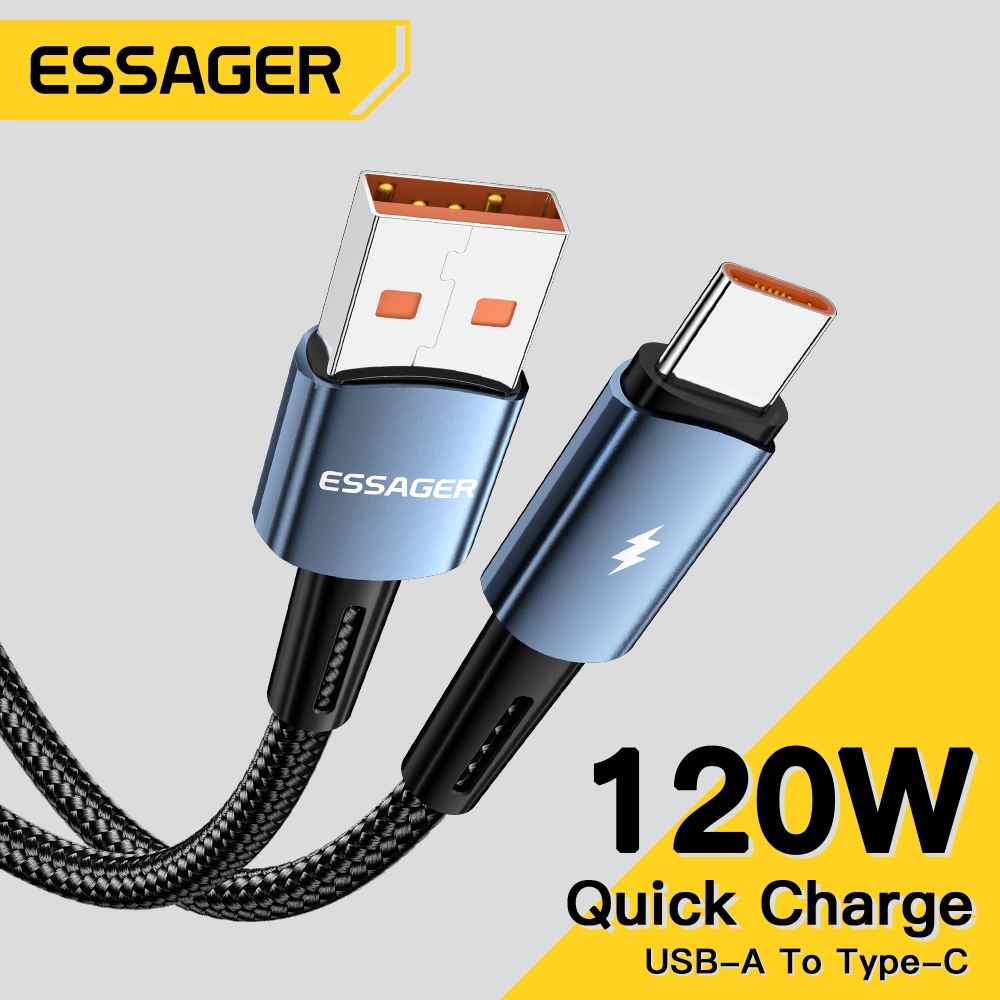 Jual Essager 67W/120W USB Tipe C Super charge Turbo Untuk Ponsel Xiaomi ...