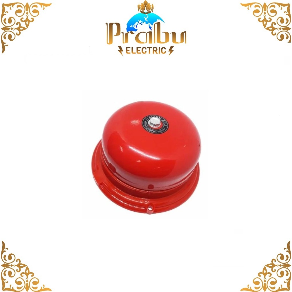 Jual ROUND BELL 4 INCH 100mm / BELL KRING 4" 220VAC / BEL SEKOLAH 4 ...