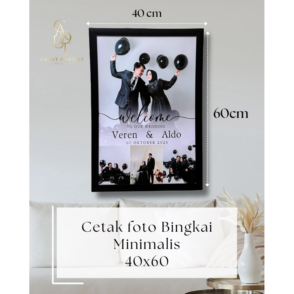 Jual Cetak Foto Bingkai 16R/ BINGKAI MINIMALIS BINGKAI JUMBO/ DEKORASI ...