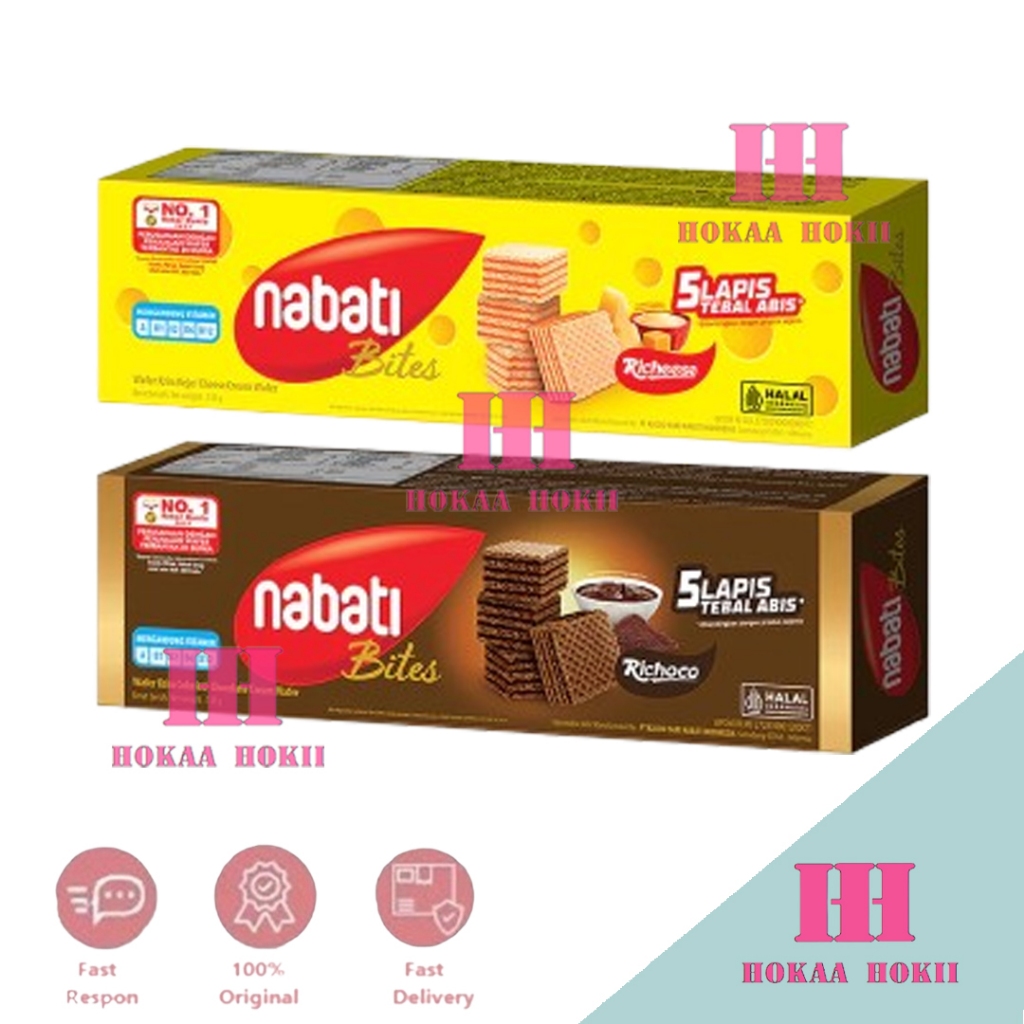Jual Nabati Bites Wafer Richeese - Richoco Box 135g | Shopee Indonesia