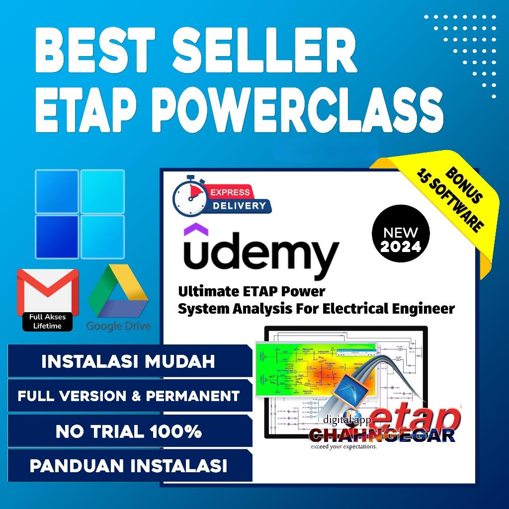 Jual Udemy – Ultimate ETAP Power System Analysis For Electrical Engineer 2024-5 | Shopee Indonesia
