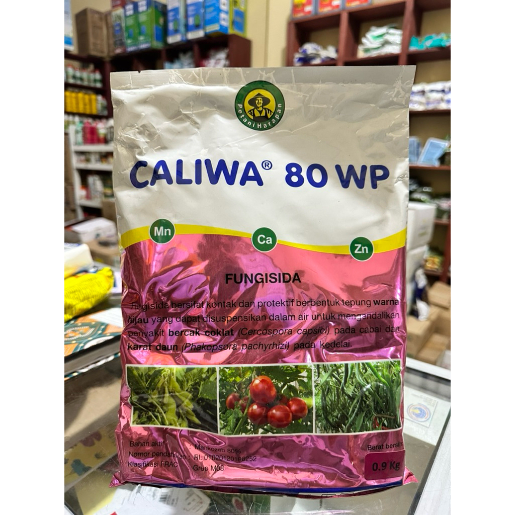 Jual FUNGISIDA CALIWA 80WP 900 gram - Fungisida Mankozeb 80% | Shopee ...