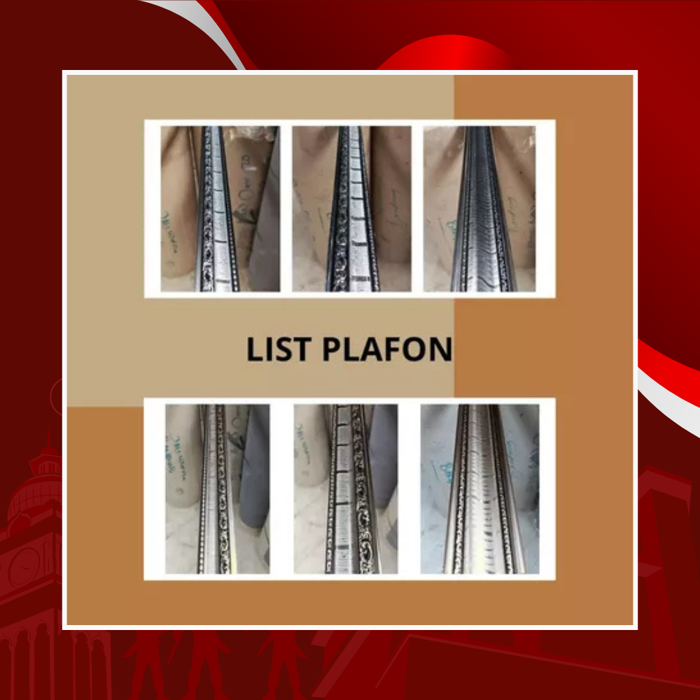 Jual LIST PLAFON Ukuran 2 Meter dan LIST WPC ukuran 3 Meter | Shopee ...