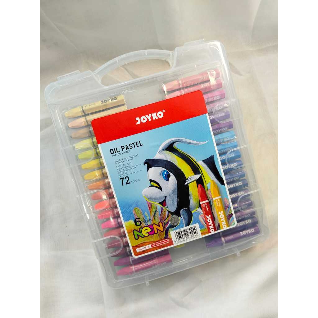 Jual JOYKO OIL PASTEL 72 WARNA / Crayon Joyko Lengkap Isi 72 Warna ...