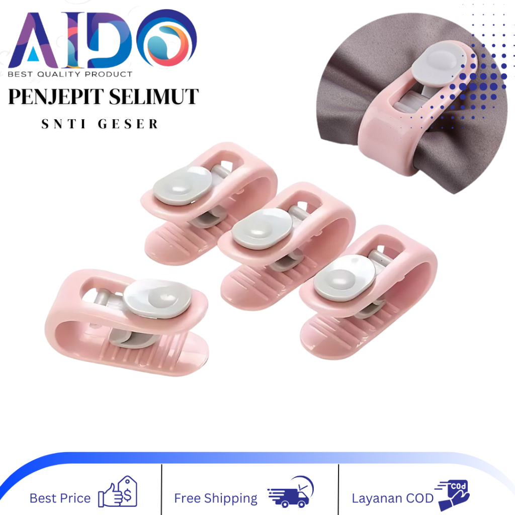 Jual PENJEPIT SPREI KLIP SELIMUT ANTI GESER / Penjepit Sprei Anti Geser ...