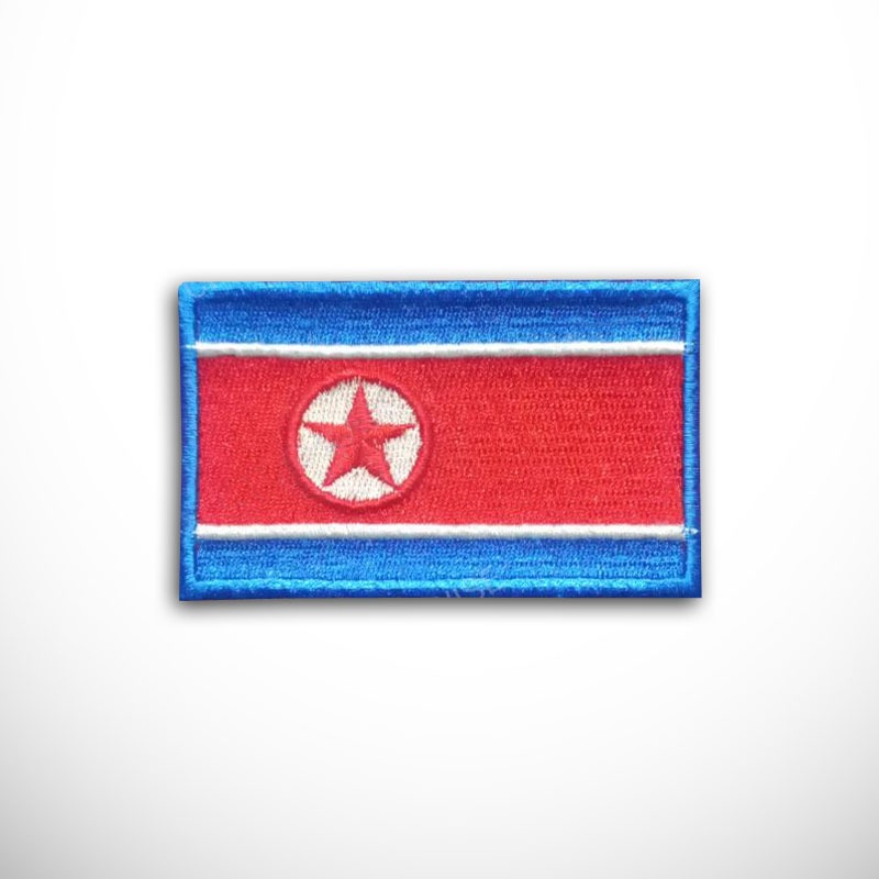 Jual Patch Flag of North Korea Emblem Bordir Bendera Democratic People ...