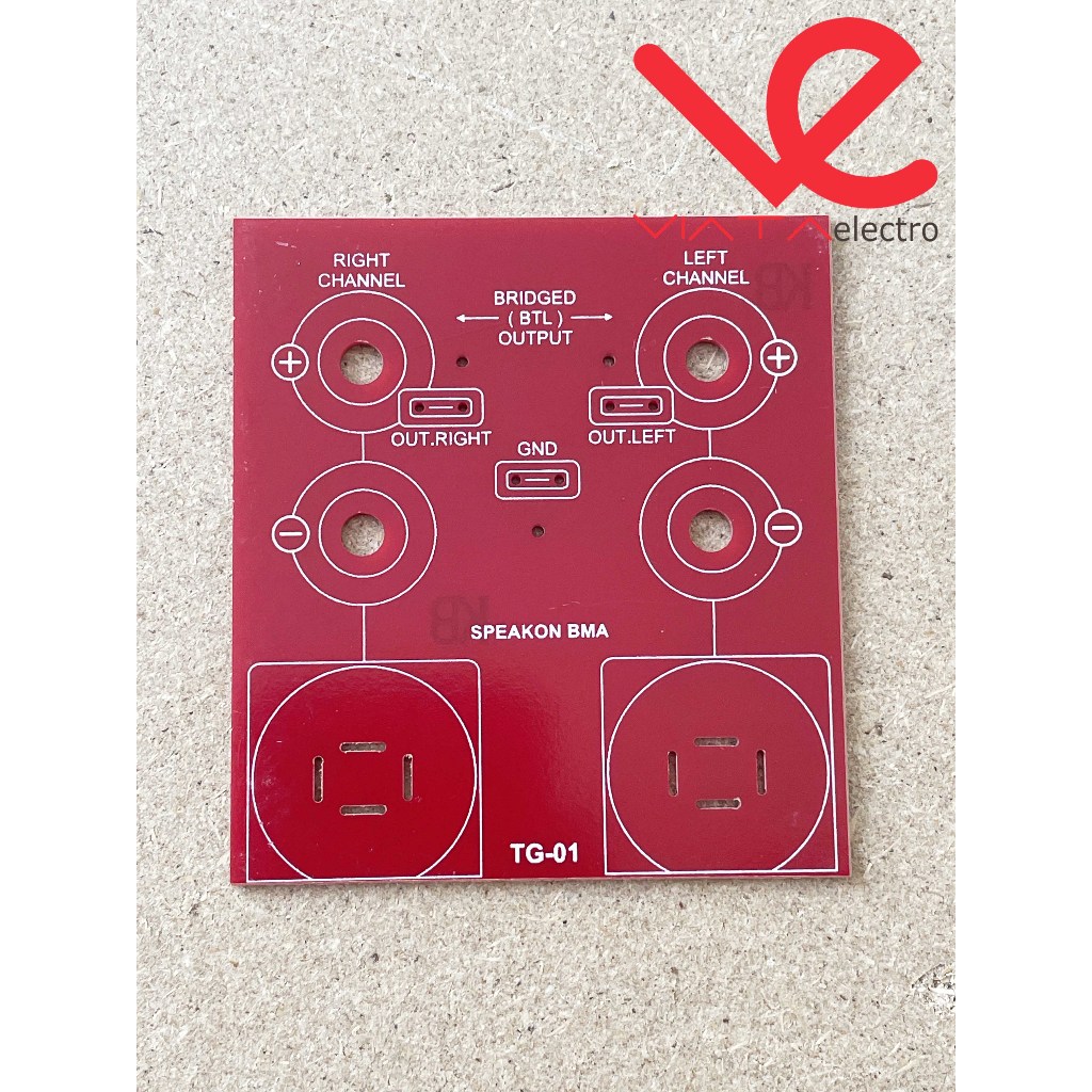 Jual PCB SPEAKON PCB SPEAKON SAJA MERAH PCB INPUT BALANCE SPIKON MERAH ...