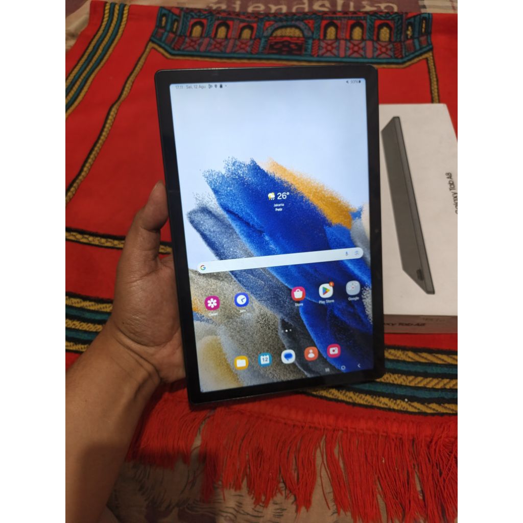 Jual samsung tab A8 2022 10.5in normal fulset lengkap grs resmi tablet ...