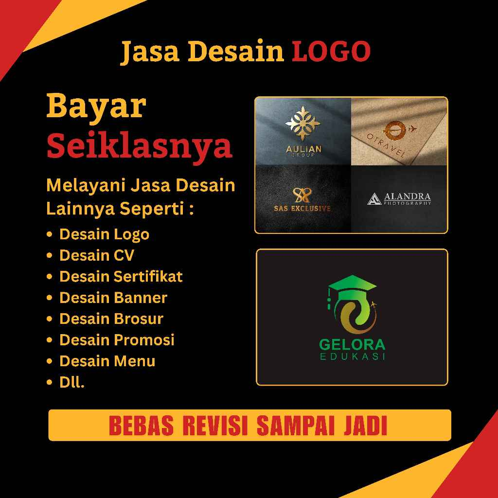 Jual JASA DESAIN LOGO BAYAR SEIKLASNYA BEBAS REVISI SAMPAI JADI | HARAP ...