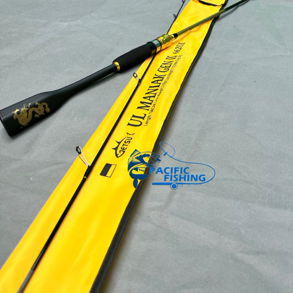 Jual Joran UL MANIAK GEN II 3-7lb 602 662 / 702 Carbon Solid Max Drag ...