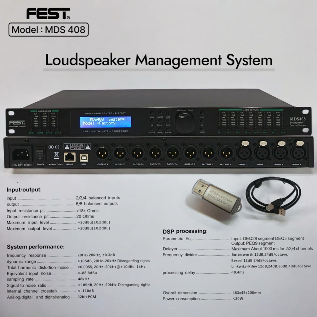 Jual Management Fest MDS 408 Mds408 Original DLMS FEST MDS-408 Digital ...