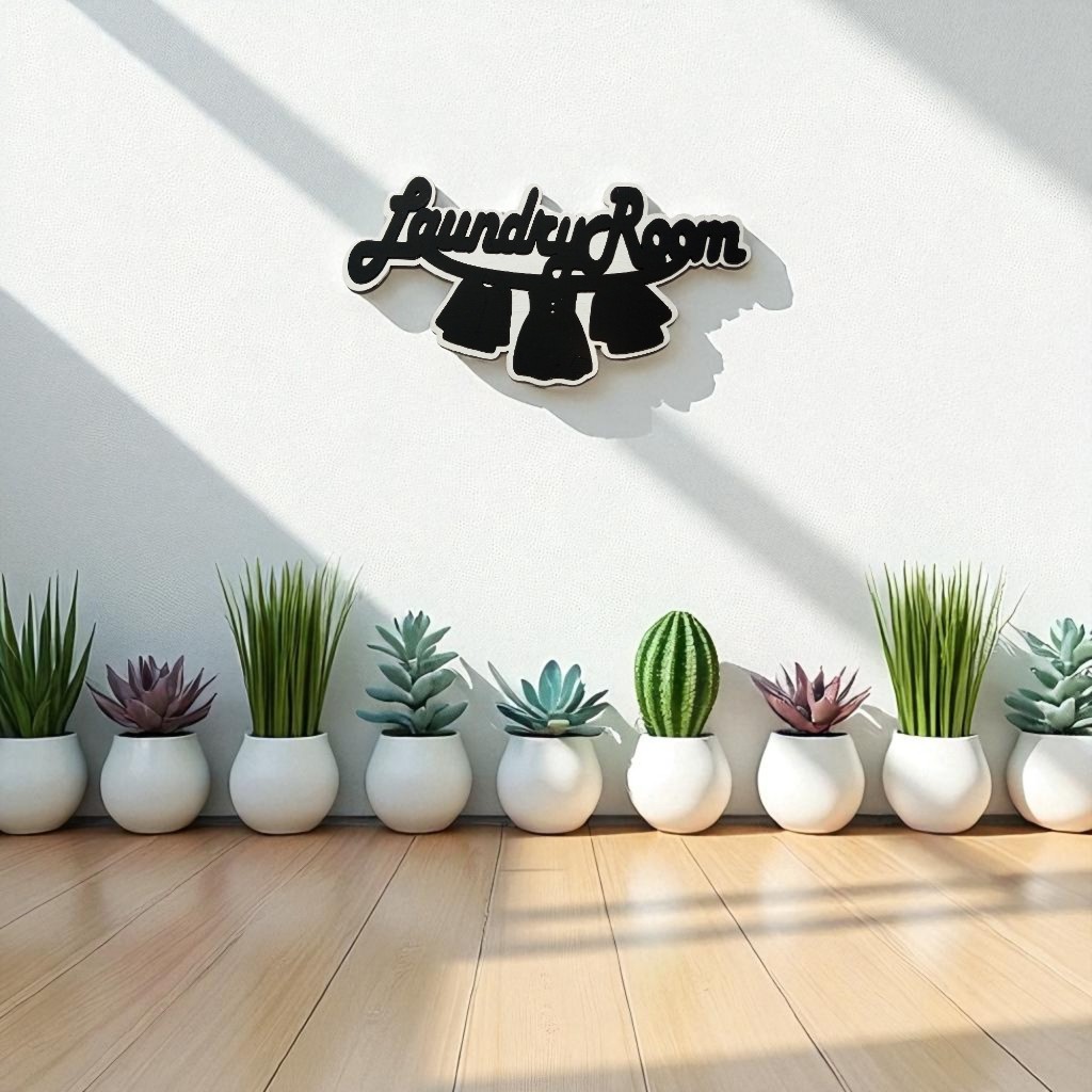 Jual LAUNDRY ROOM HIASAN DINDING MODERN LUCU MINIMALIST KEKINIAN ...