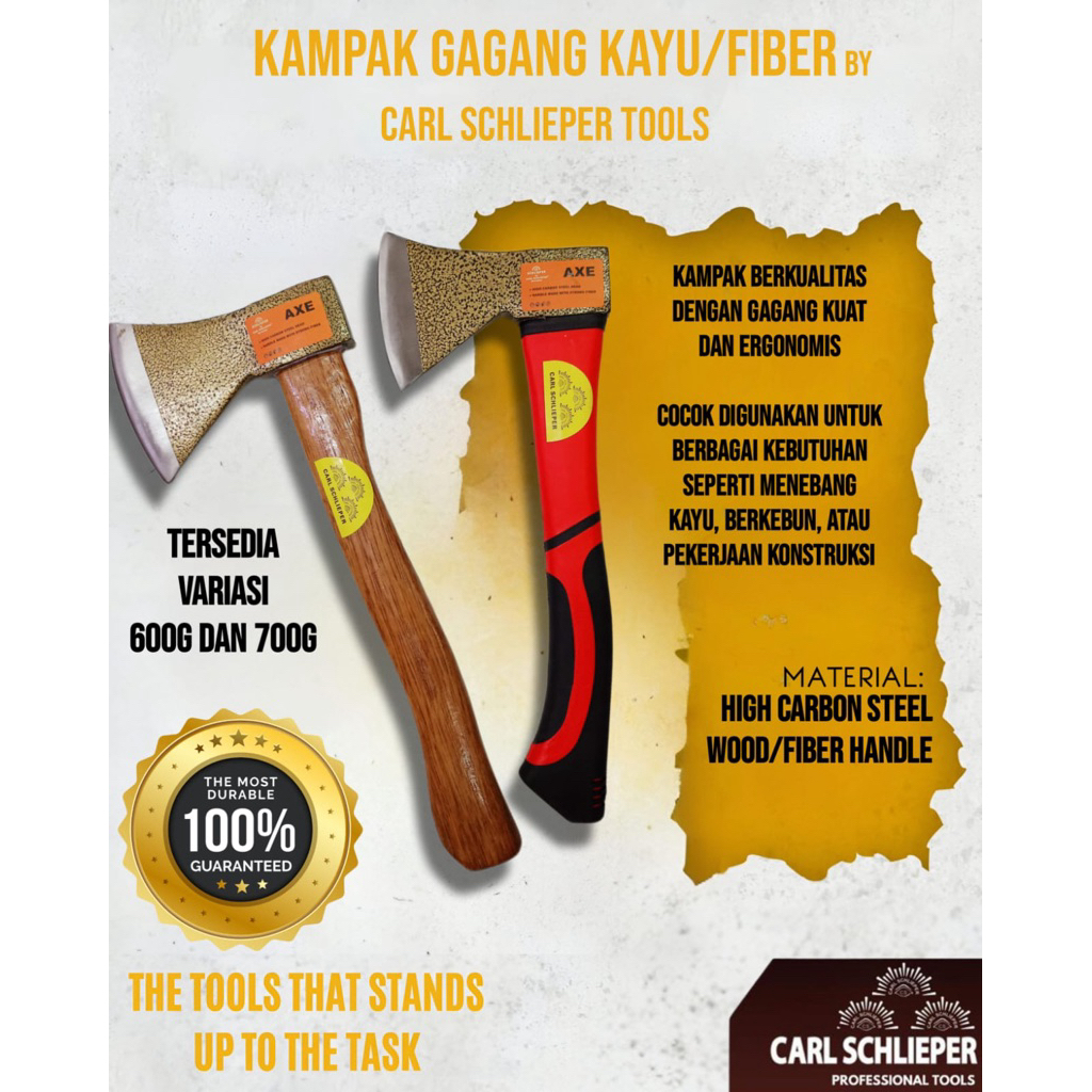 Jual CARL SCHLIEPER Alat Tebang Pohon Potong Tulang Pisau Kapak Kampak ...