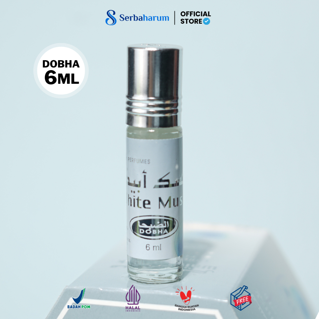 Jual Parfum DOBHA Aroma WHITE MUSK MISIK PUTIH 6ML Tahan Lama BPOM ...