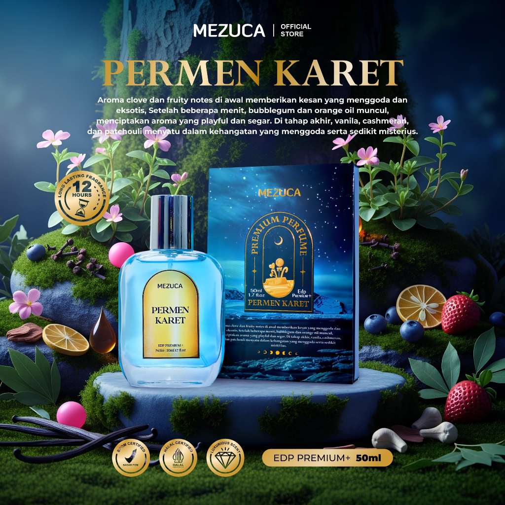Jual MEZUCA Perfume Permen Karet EDP Premium 50mL Eau de Parfum Wangi ...