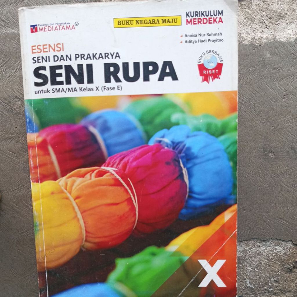 Jual Buku Seni Dan Prakarya SENI RUPA Unk SMA / MA Kla X ( Fase E ...