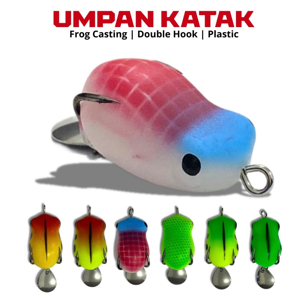 Jual Umpan Pancing Casting Soft Frog Umpan Tiruan Katak Lembut Soft ...