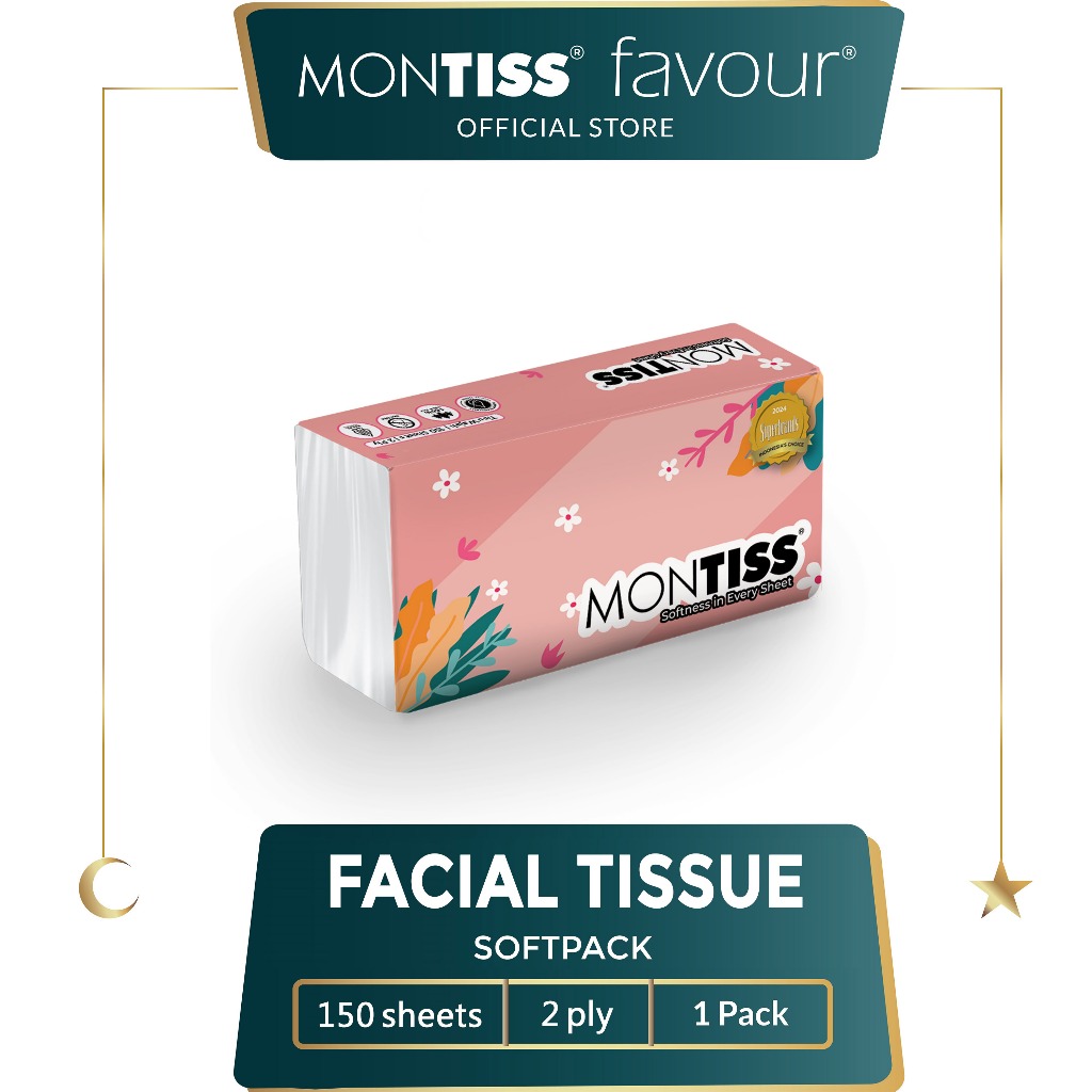 Jual Montiss Facial Tissue 150 Sheets SB | Shopee Indonesia