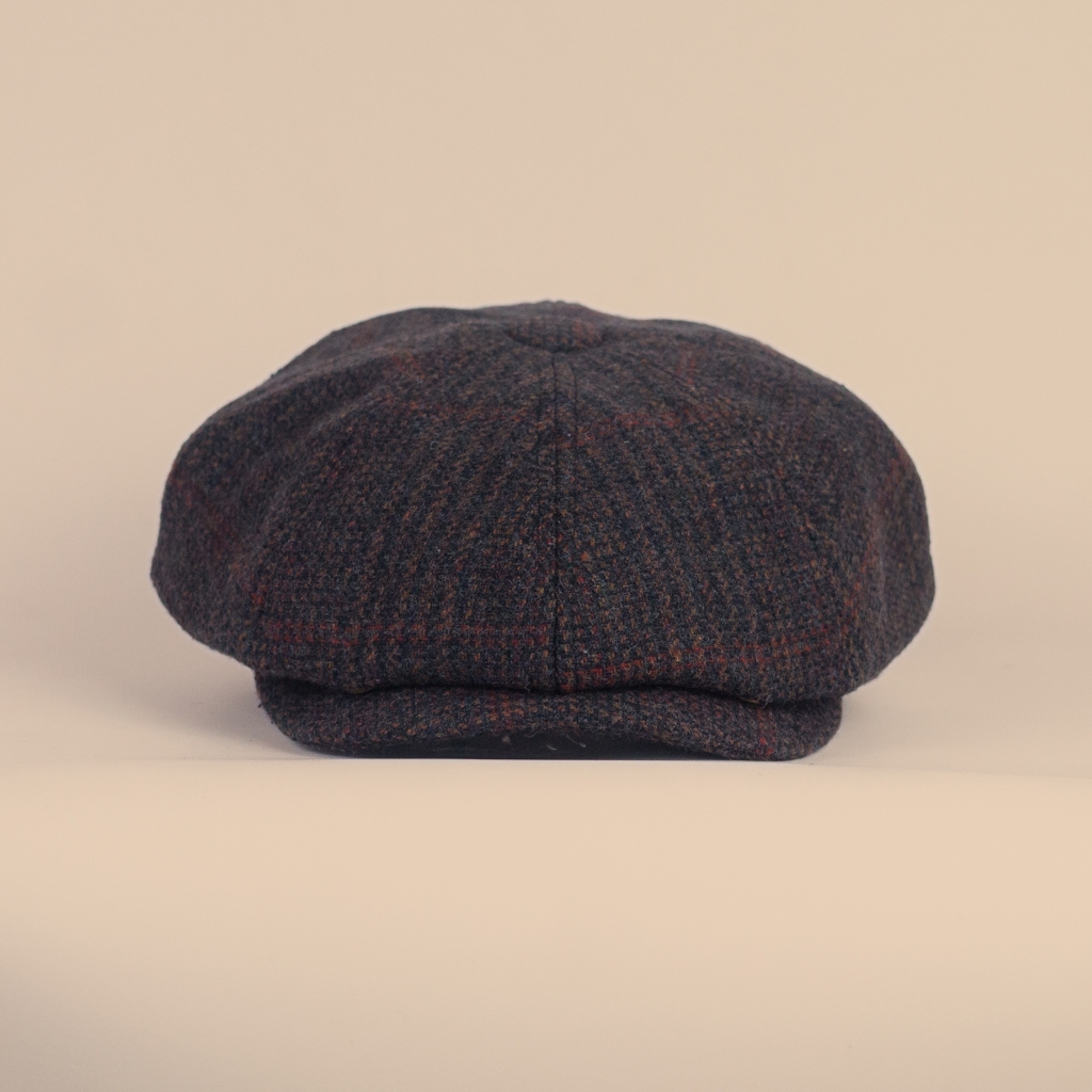 Jual DIVINCES Newsboy Cap Gatsby Size XL Brown Corak Wool - Topi ...