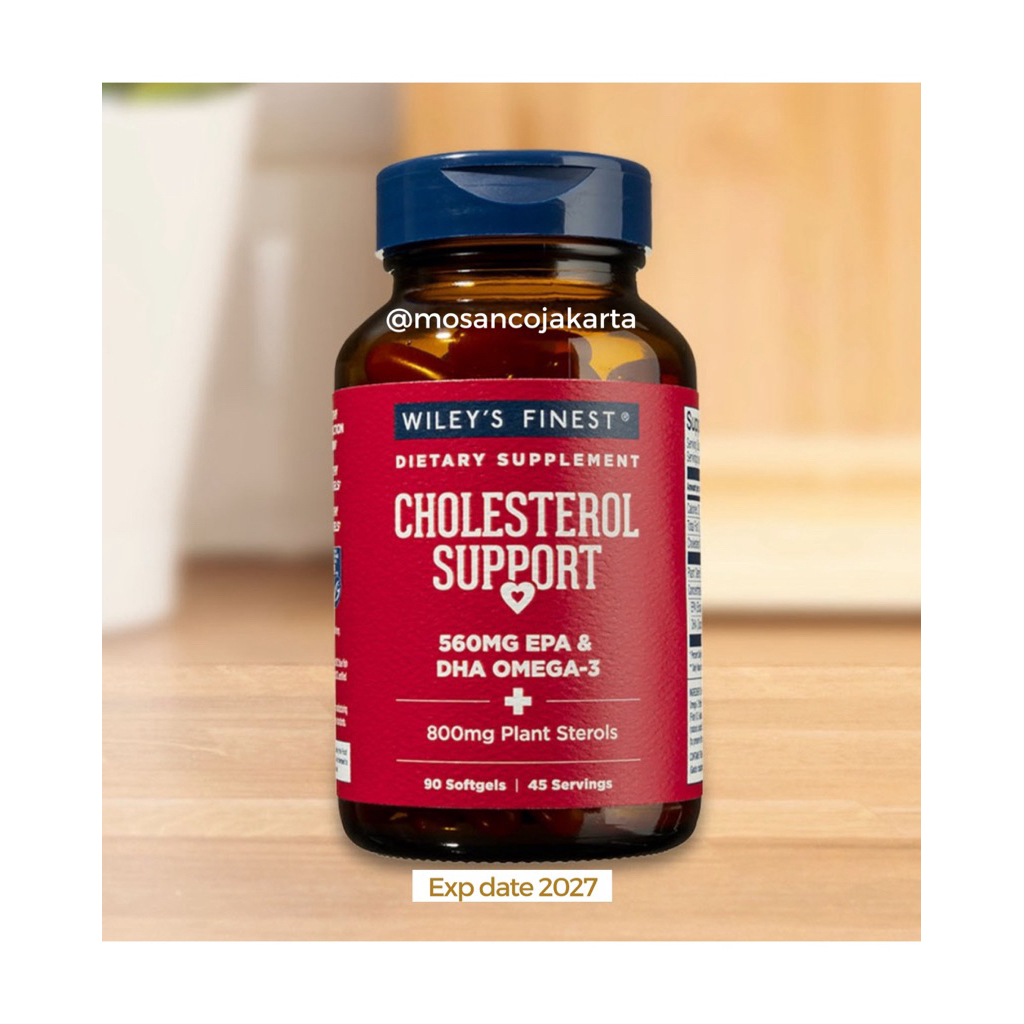 Jual Wiley’s finest fish oil cholesterol support wileys finest ...