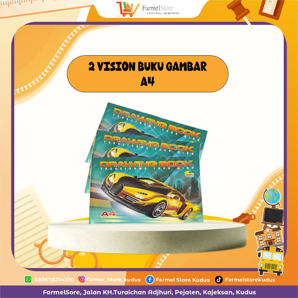 Jual Vision Buku Gambar A4 | Shopee Indonesia