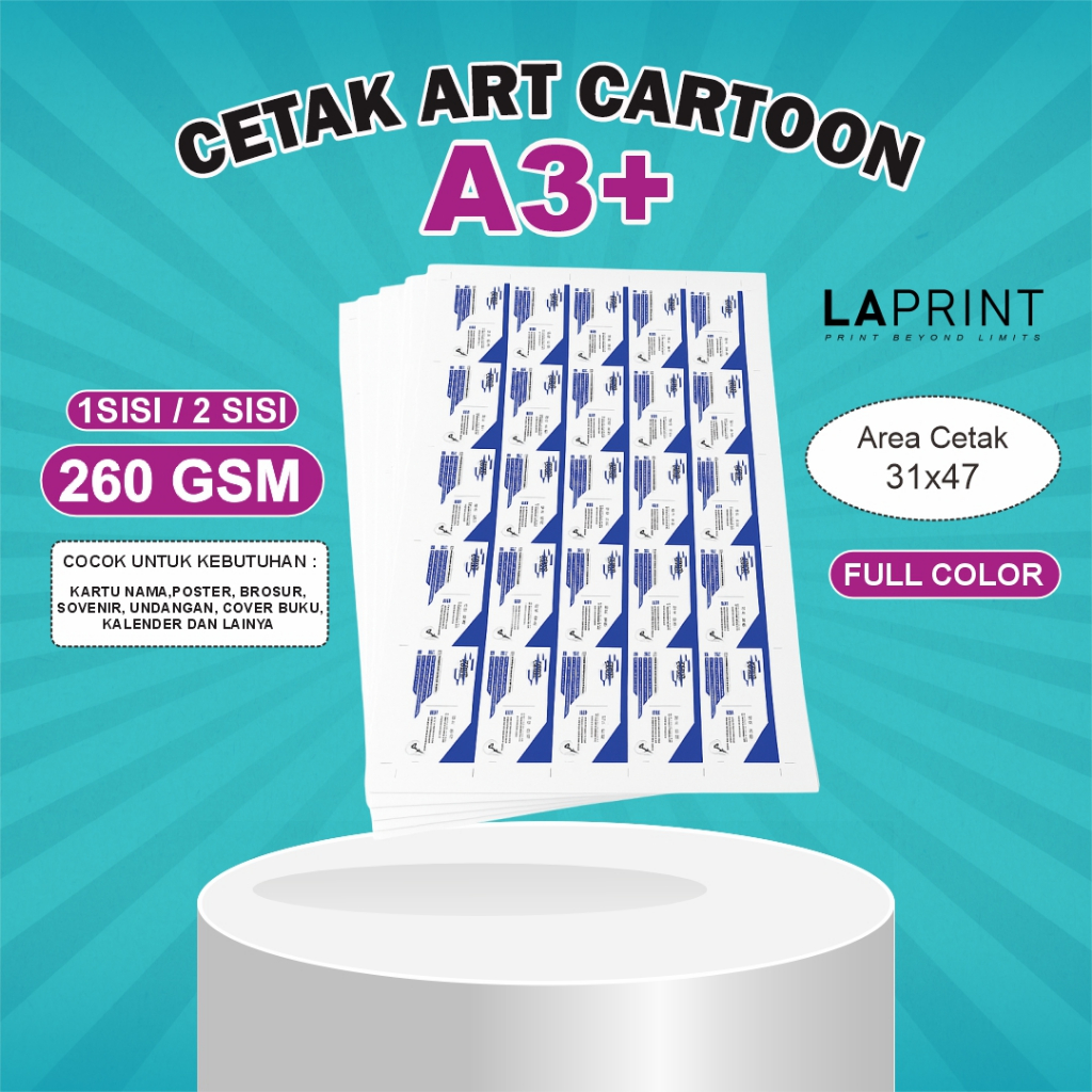Jual Cetak Art Cartoon 260gsm – Kertas Tebal Premium untuk Poster ...