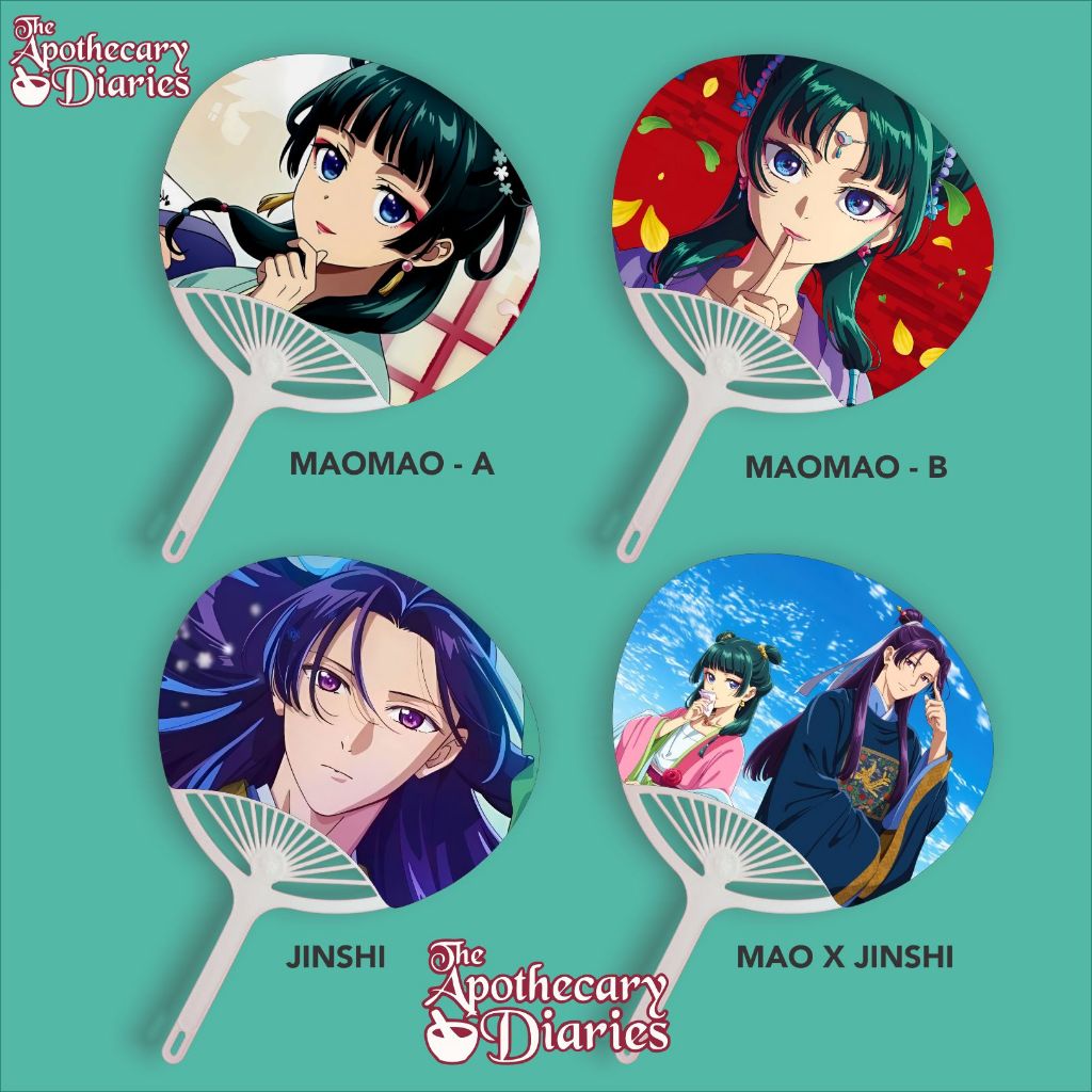 Jual Kipas The Apothecary Diaries Maomao Jinshi Kipas anime merchandise ...