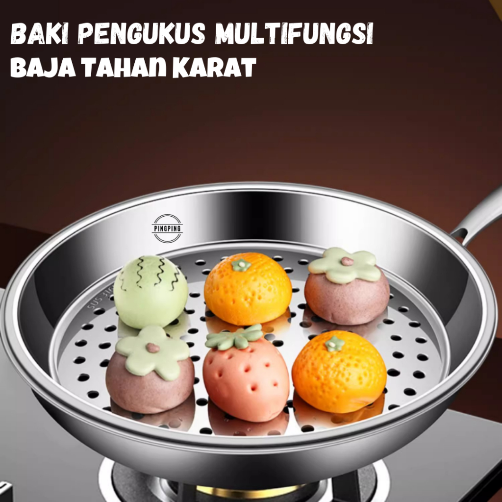 Jual Pengukus Stainless Steel Food Grade Anti Karat Tahan Panas Lubang ...