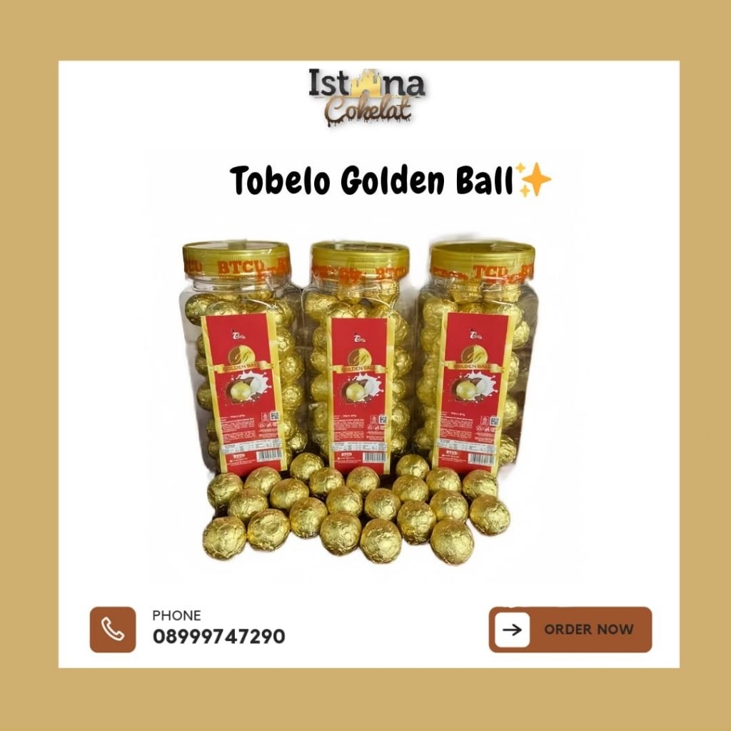 Jual [COKELAT] Tobelo Golden Ball | Shopee Indonesia