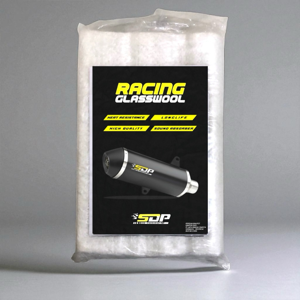 Jual GLASSWOLL SDP ATAU BUSA PEREDAM KNALPOT R9 | Shopee Indonesia