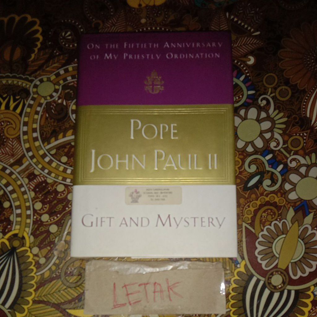Jual BUKU ON THE FIFTIETH ANNIVERSARY OF MY PRIESTLY ORDINATION,OPPE ...