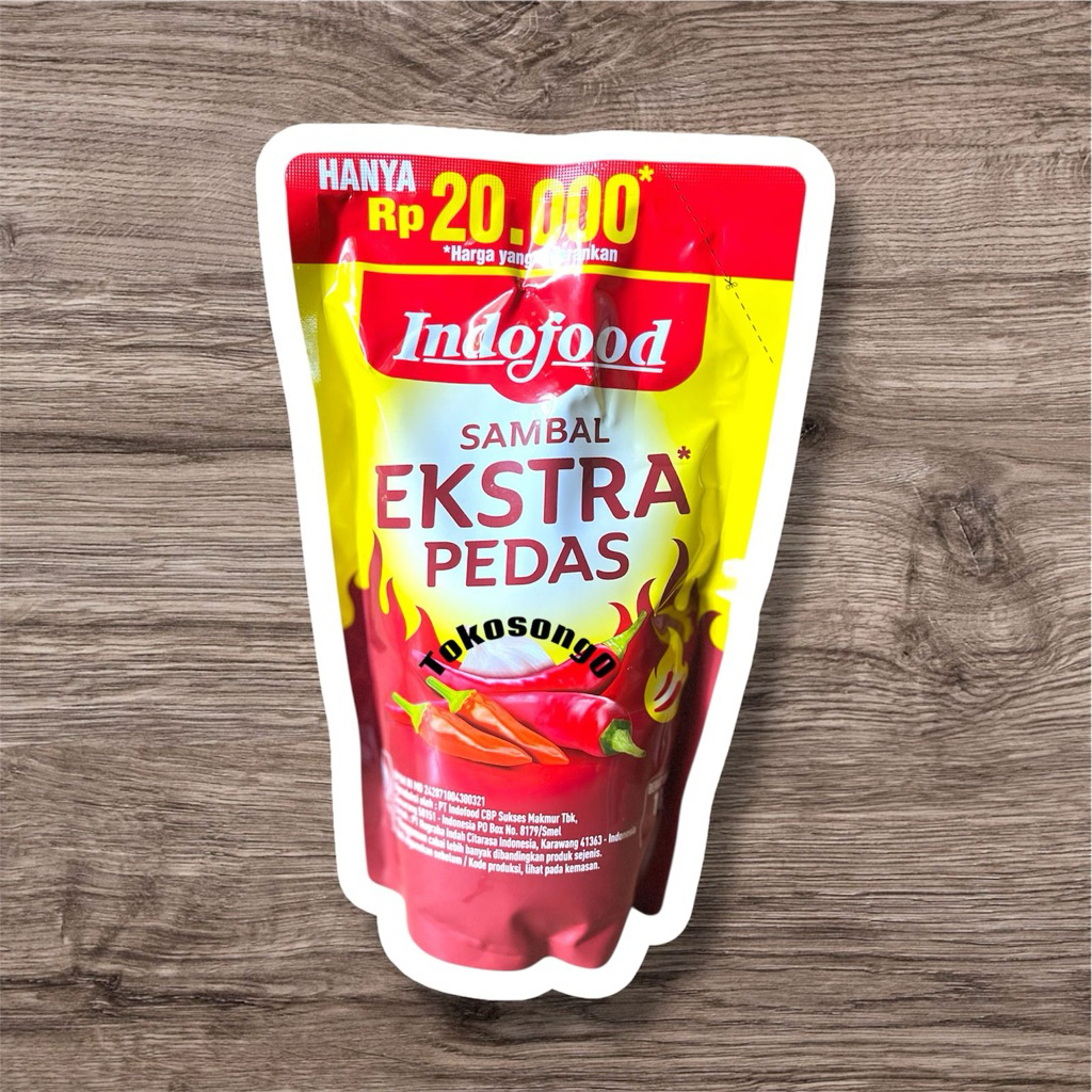 Jual Indofood sambal extra pedas 1Kg | Shopee Indonesia