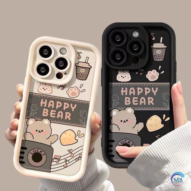 Jual SS887 CASING HANDPHONE MUSIK HAPPY BEAR SUSU TEH LUCU IMUT ...
