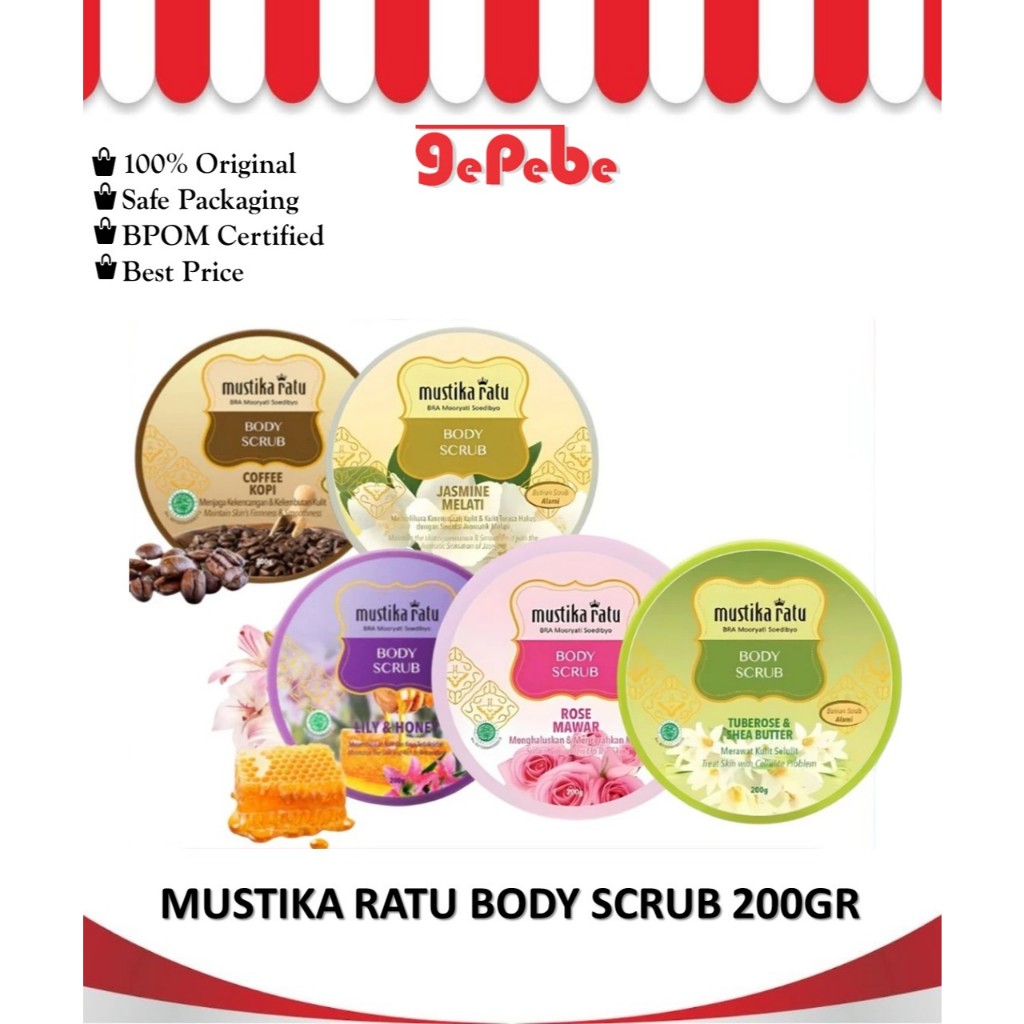 Jual MUSTIKA RATU BODY SCRUB 200GR | Shopee Indonesia
