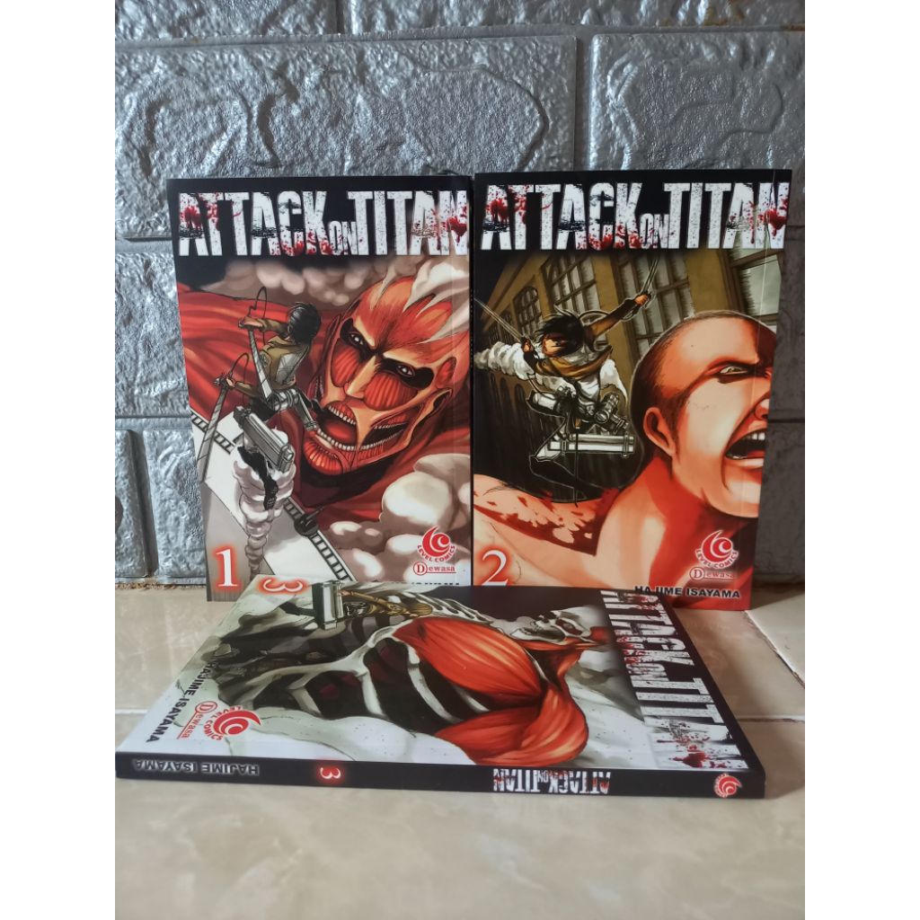 Jual Attack On Titan || AOT || Manga || Preloved || Vol 1, 2, 3 ...