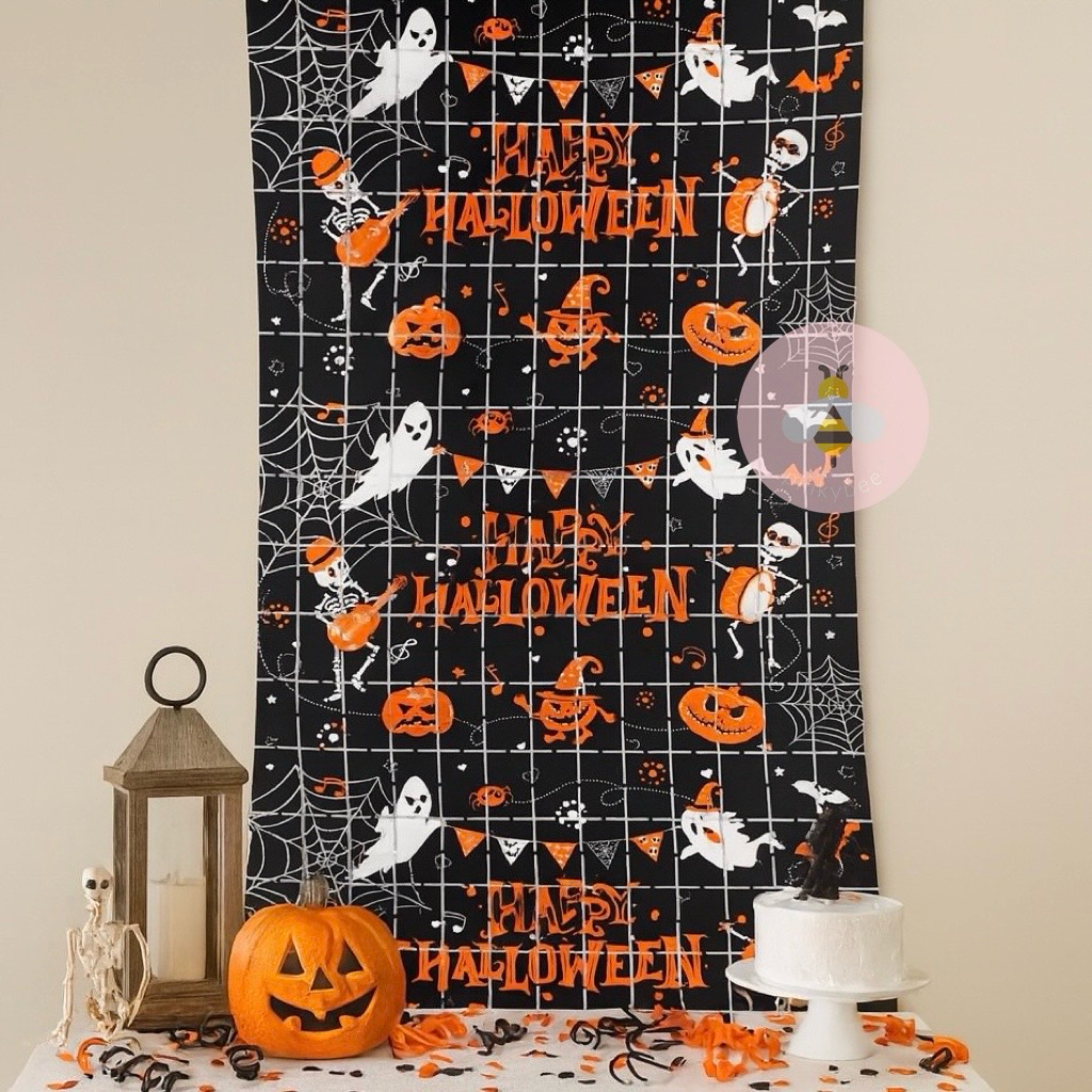 Jual Pinky Bee Dekorasi Halloween Backdrop Hitam 1x2Meter 66141002 ...