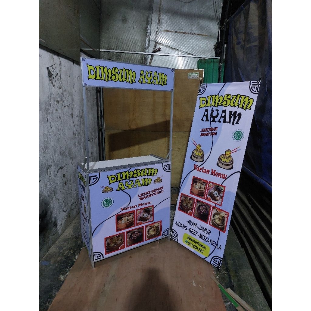 Jual Booth Portable jualan/ booth portable lipat/ meja dagang lipat ...