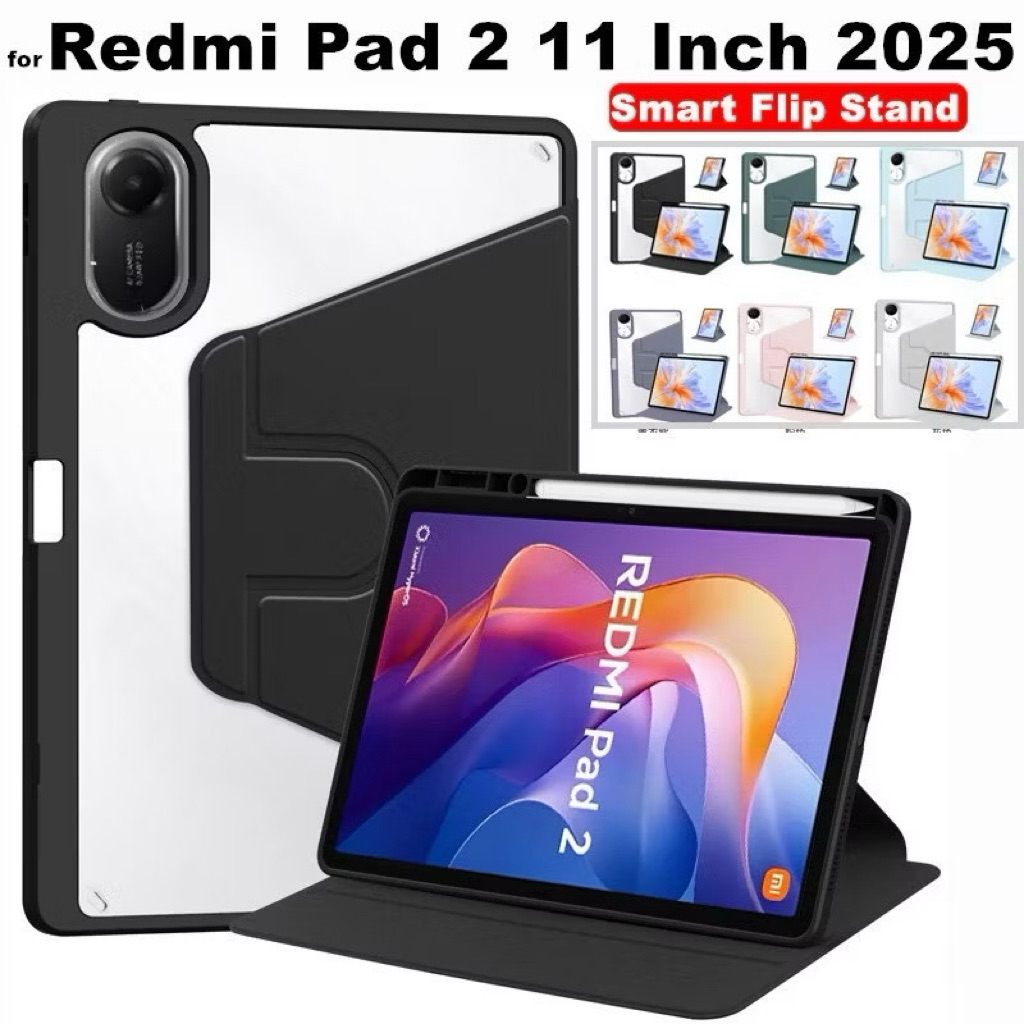 Jual REDMI PAD 2 11” 2025 REDMI PAD SE 11”/SMART ROTARY CASE CASE ...