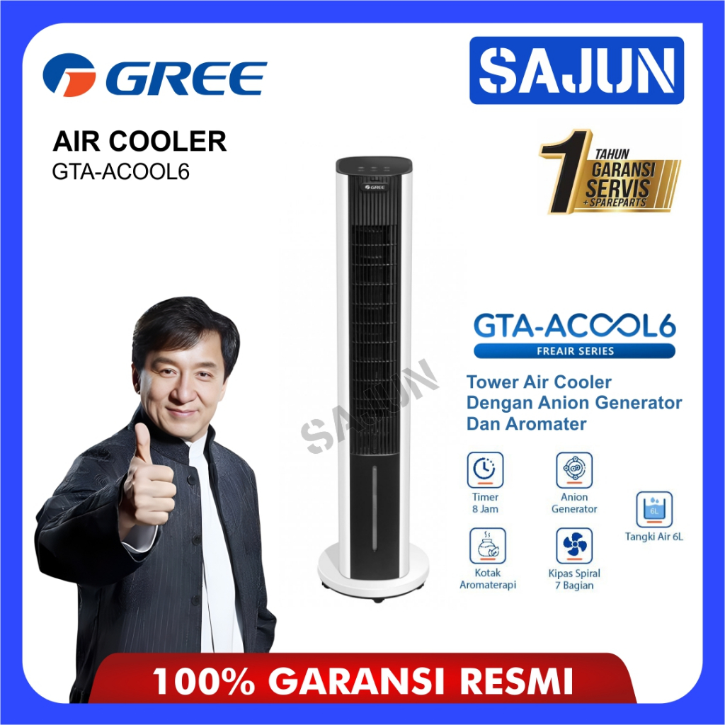 Jual GREE - Tower Air Cooler - Anion Generator - Aromaterapi ...