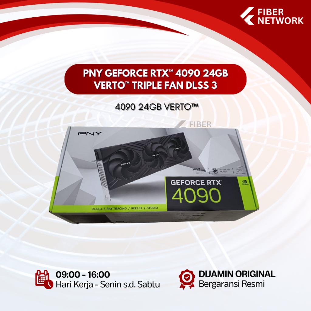 Jual GPU SERVER FUSION GRAPHICS CARD-PNY GEFORCE RTX 4090 24GB VERTO ...