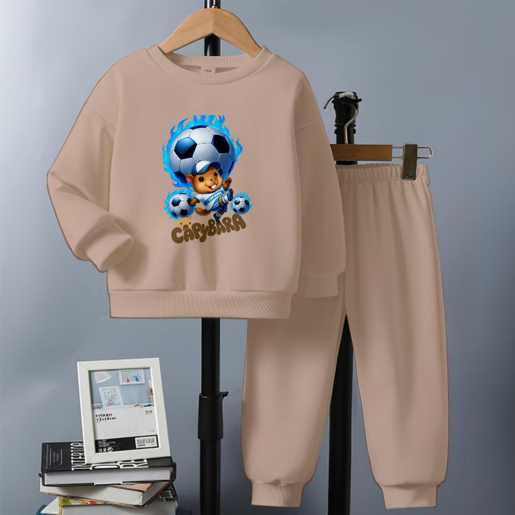 Jual GG Setelan Anak Cowo Cewe Jogger St Training Gambar Capybara ...